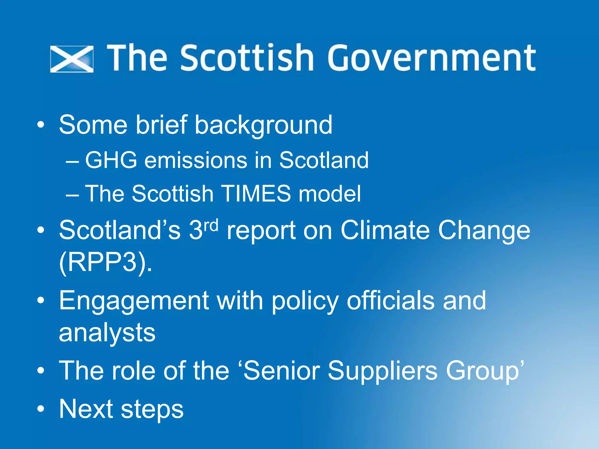 Policy development using Scottish TIMES | PDF