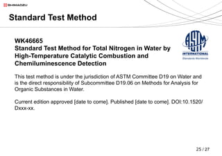 A New Method for Determination of Total Nitrogen in Aqueous Samples | PDF
