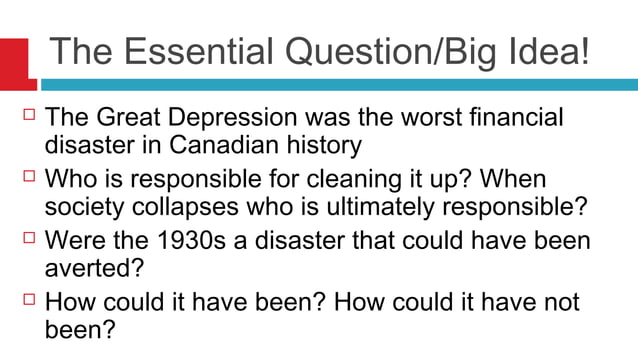 1 an introduction to the 1930s | PPT