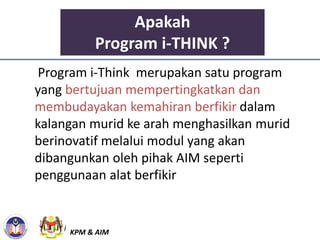 1. apa itu program i think | PPT