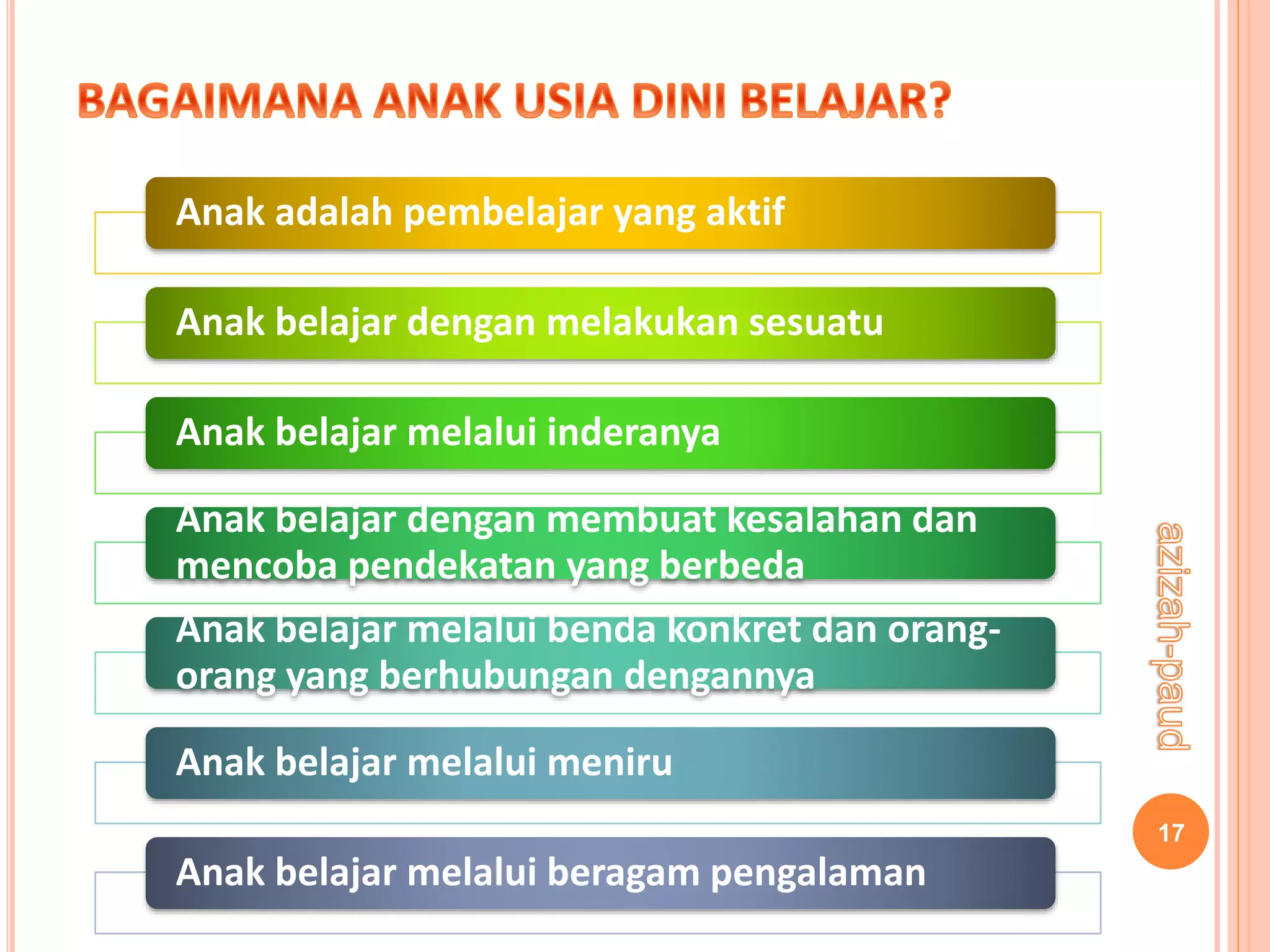 PPT Konsep Dasar Pendidikan Anak Usia Dini | PPTX