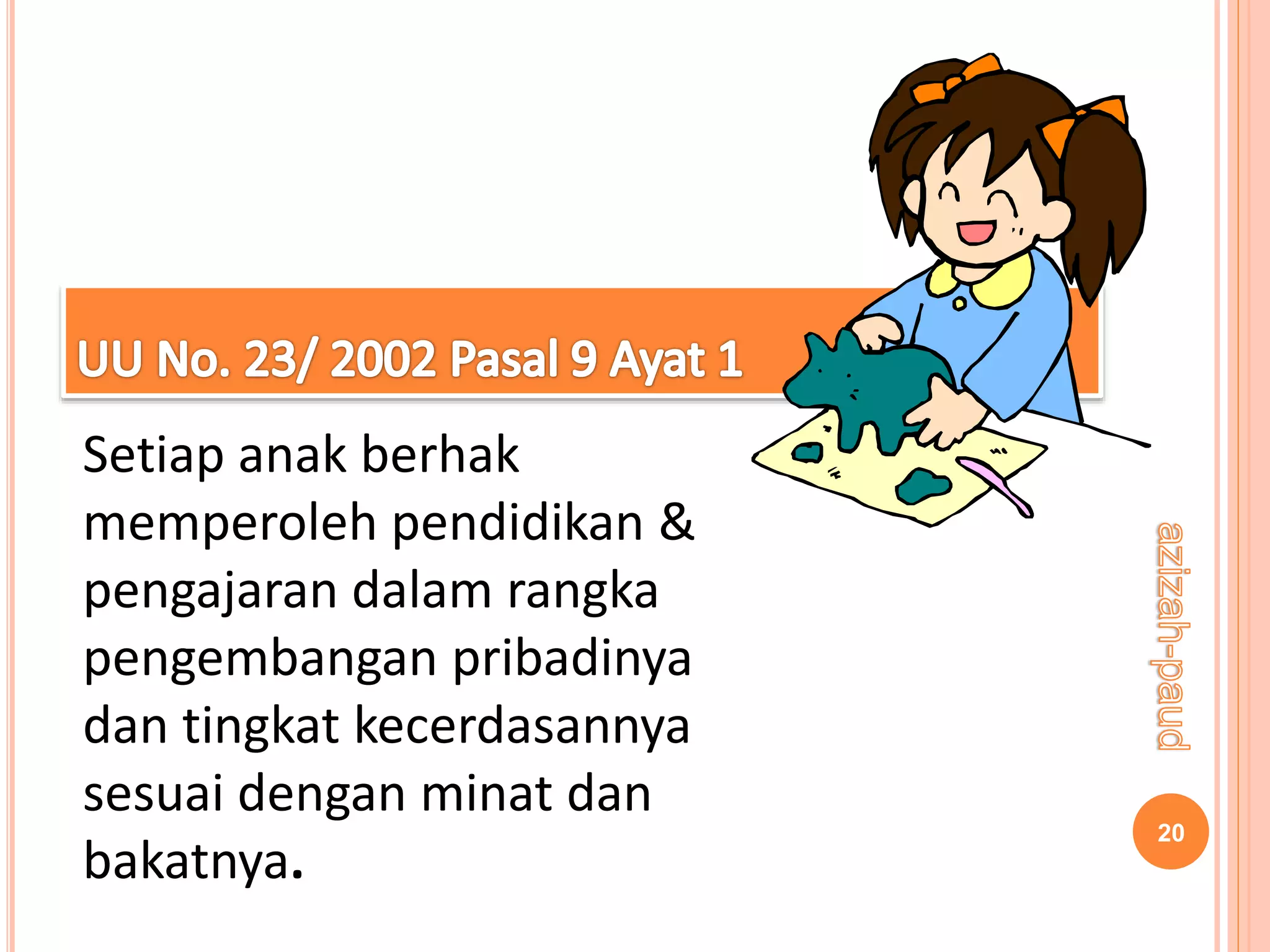 PPT Konsep Dasar Pendidikan Anak Usia Dini | PPTX