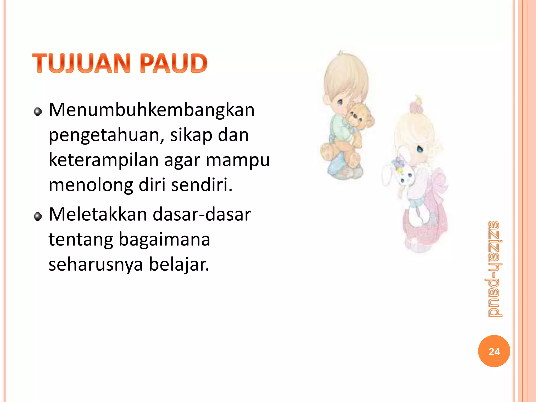 PPT Konsep Dasar Pendidikan Anak Usia Dini | PPTX