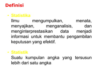 1 a pengertian-dasar-statistika | PPTX