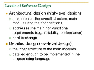 Software Design | PPT | Programming Languages | Computing