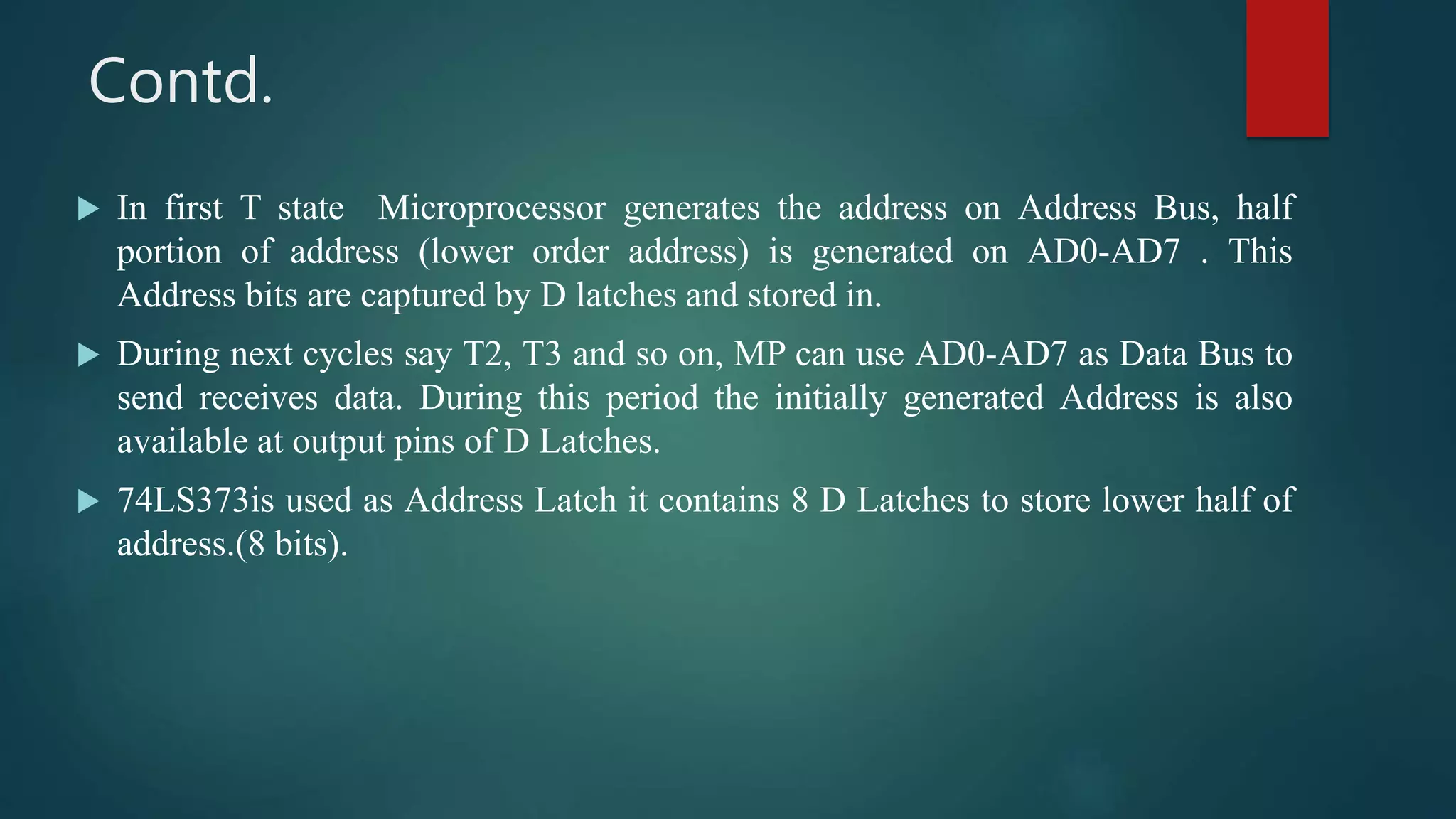 Architecture of 8085 | PPTX