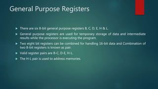 Architecture of 8085 | PPTX