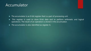 Architecture of 8085 | PPTX