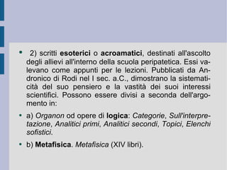 Aristotele | ODP