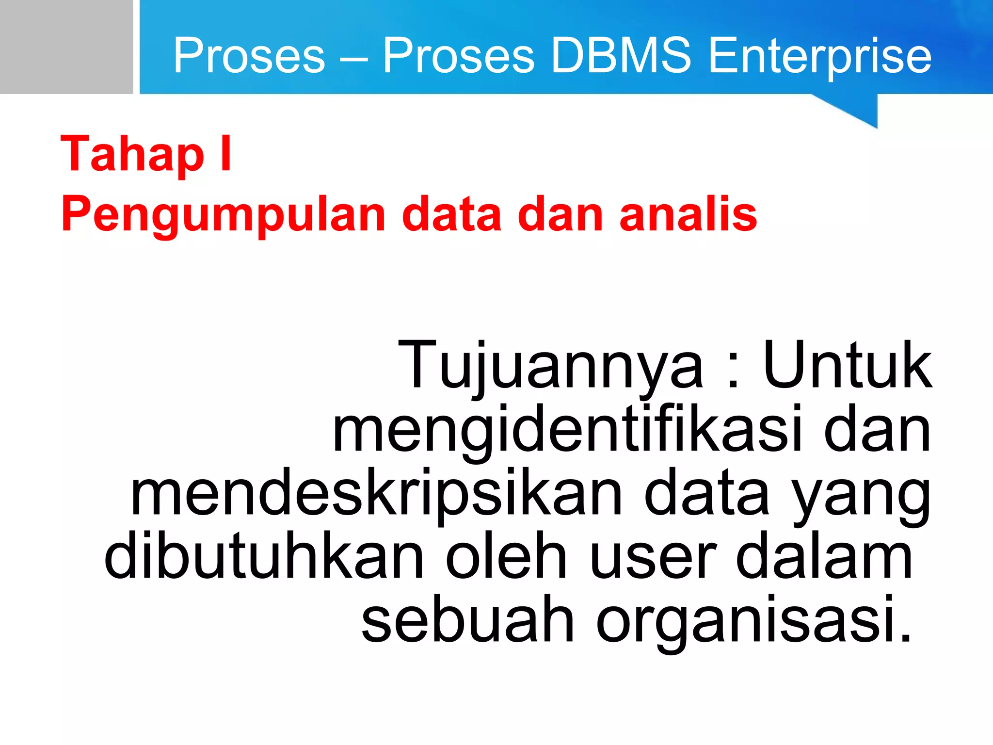 Arsitektur DBMS Enterprise | PPT