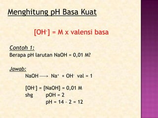 ITP UNS SEMESTER 2 asam basa dan ph | PPTX