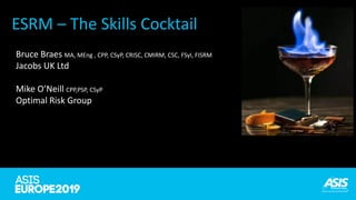 The ESRM Skills Cocktail | PPT