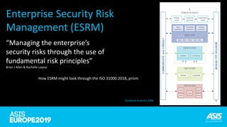 The ESRM Skills Cocktail | PPT
