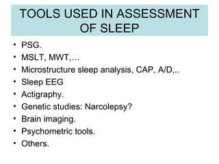 ِAssessment Instruments in Sleep ~ Prof. Dr. Tarek Asaad | PPT