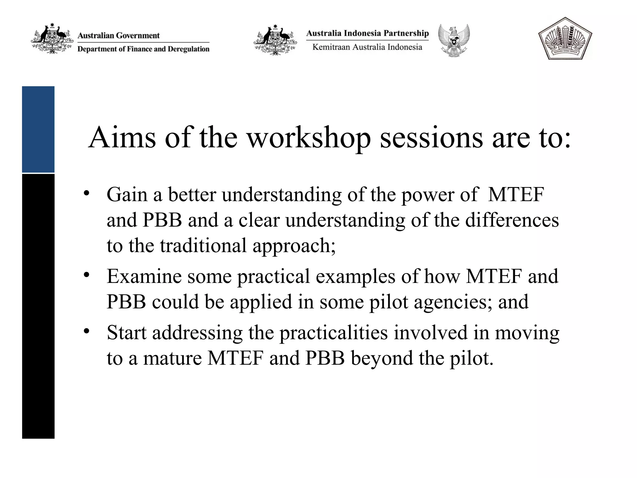 An Introduction to the Australian Mid-Term Expenditure Framework (MTEF ...