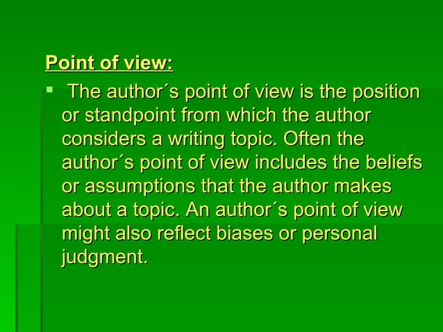 1 Author S Purpose Point Of View Tone Intro Drills | PPT