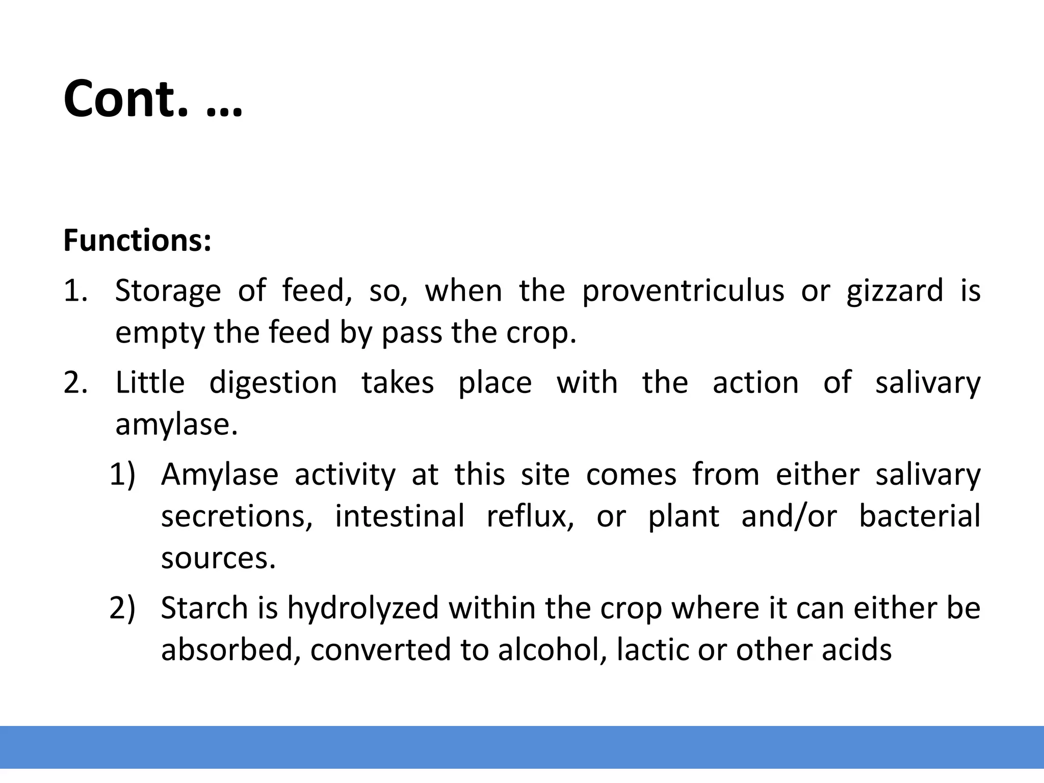 Avian Digestive System | PPTX