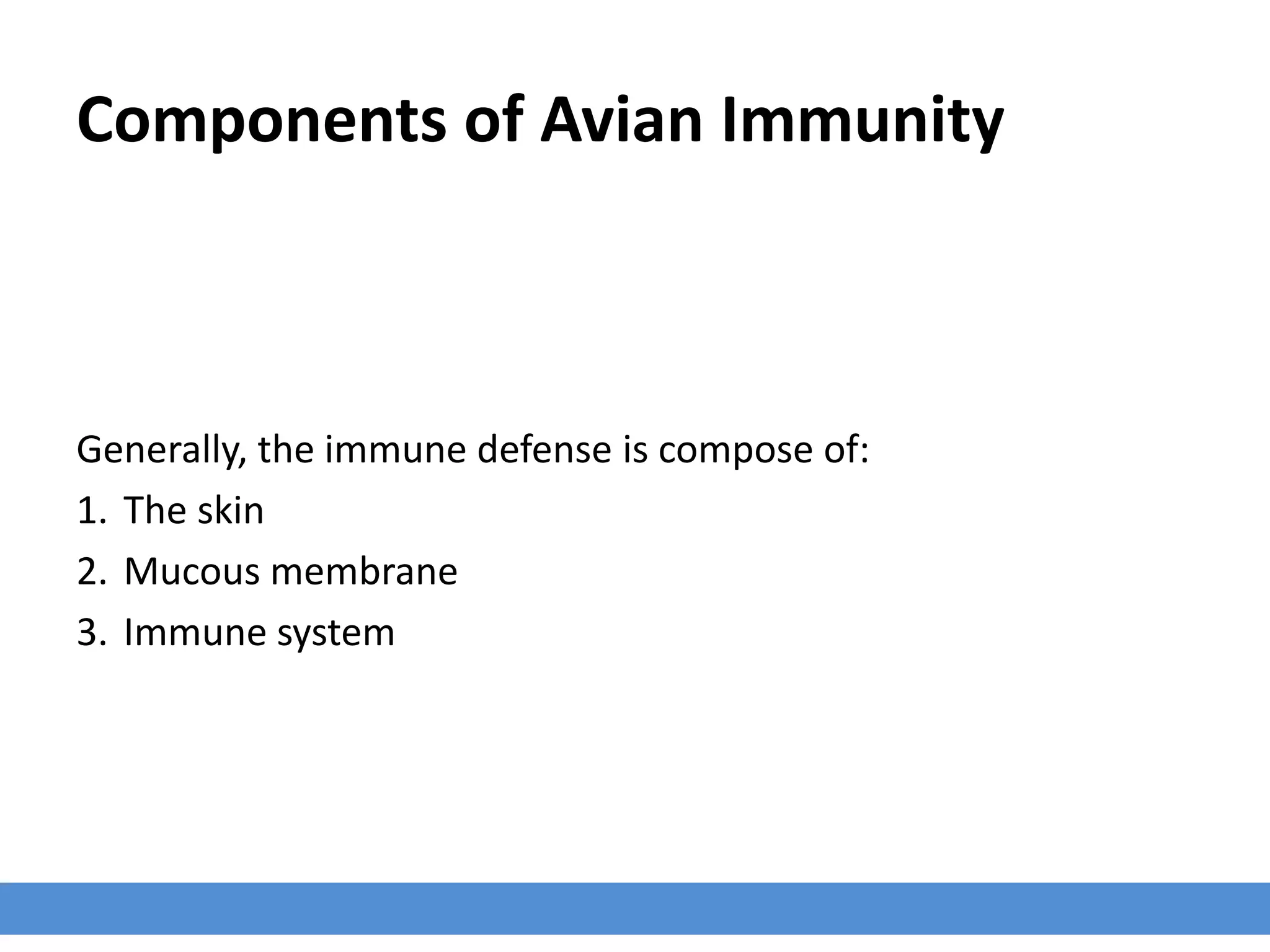 Avian immune system | PDF