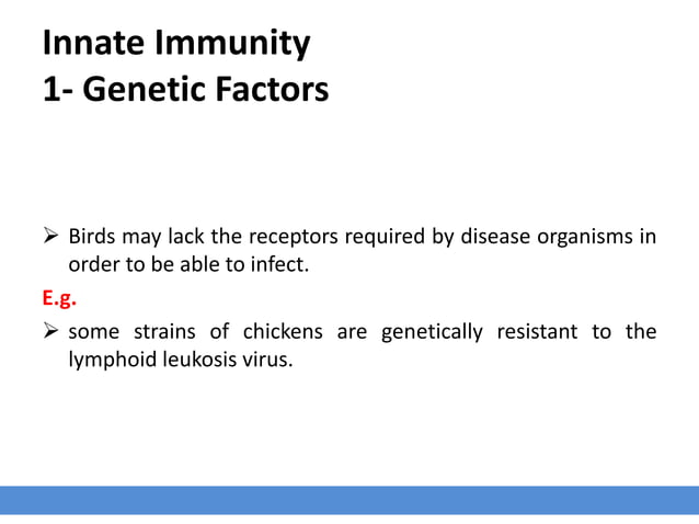 Introduction To Avian Immunity | PPTX