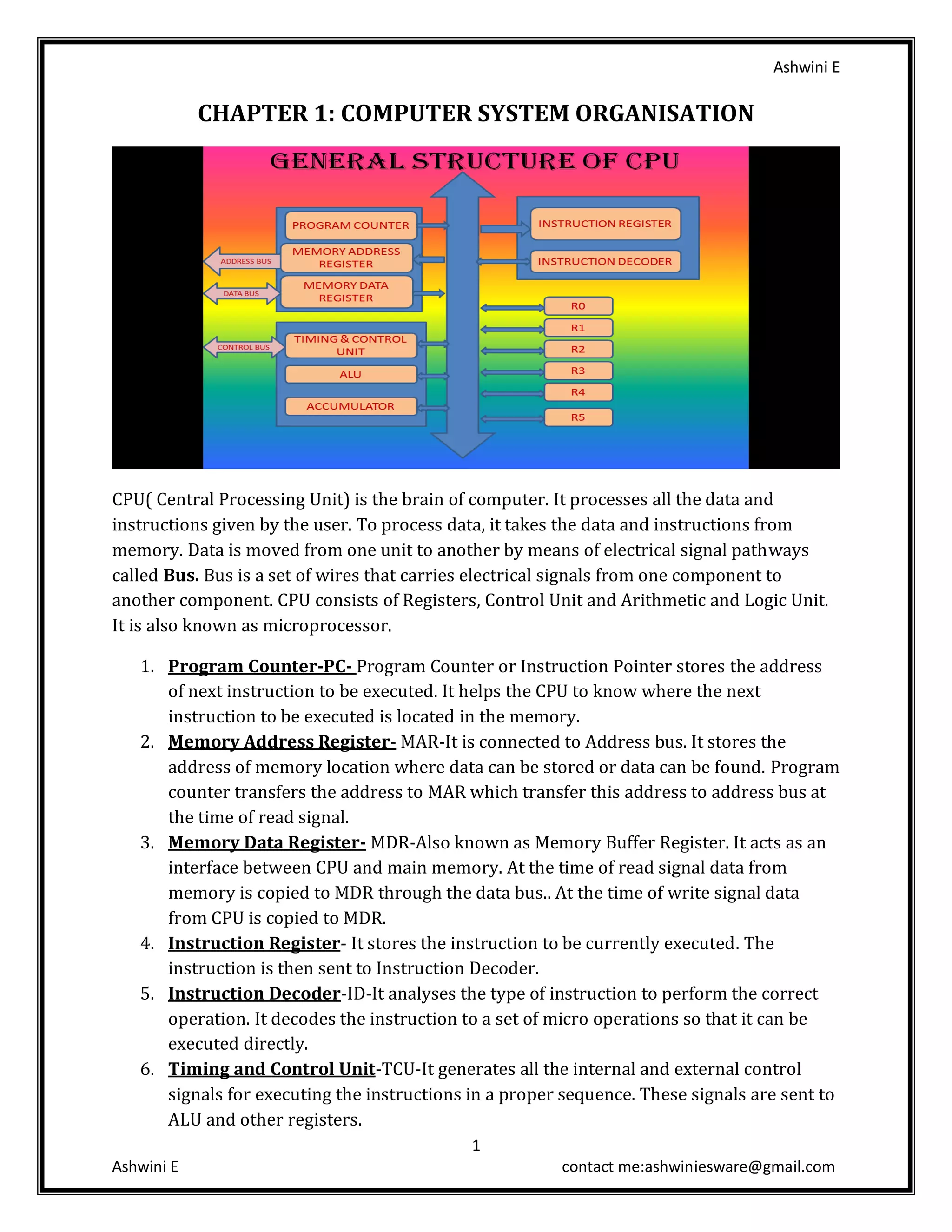 2nd puc computer science chapter 1 backdrop of computers | PDF