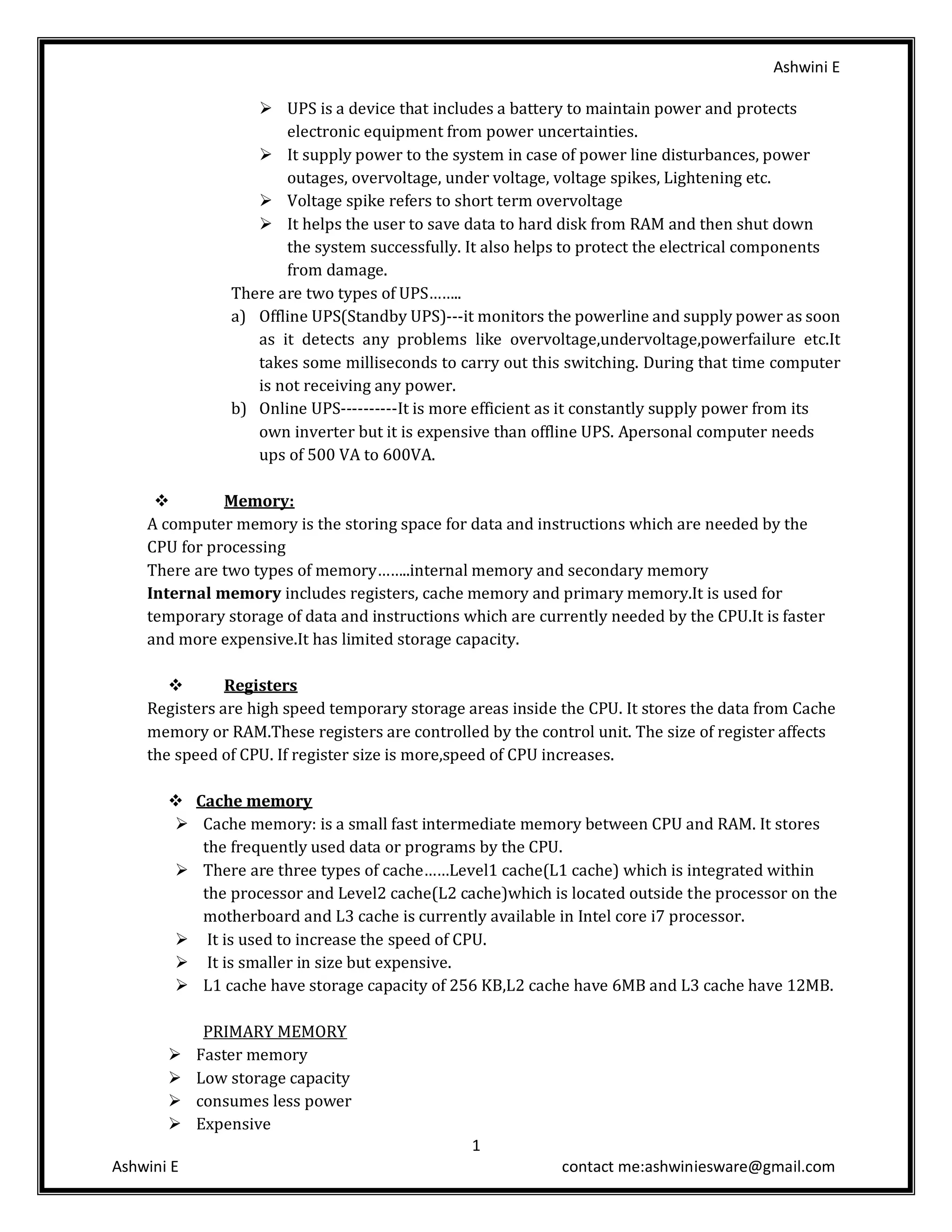2nd puc computer science chapter 1 backdrop of computers | PDF