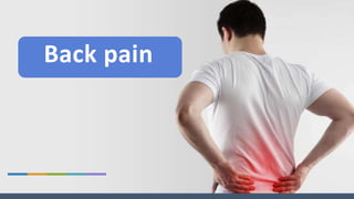 Back pain presentation for class project | PPTX