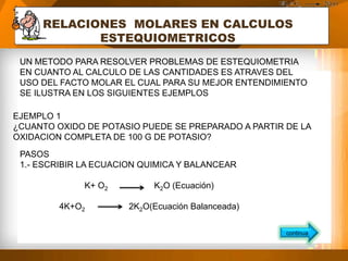 1. bases de la estequiometria | PPSX