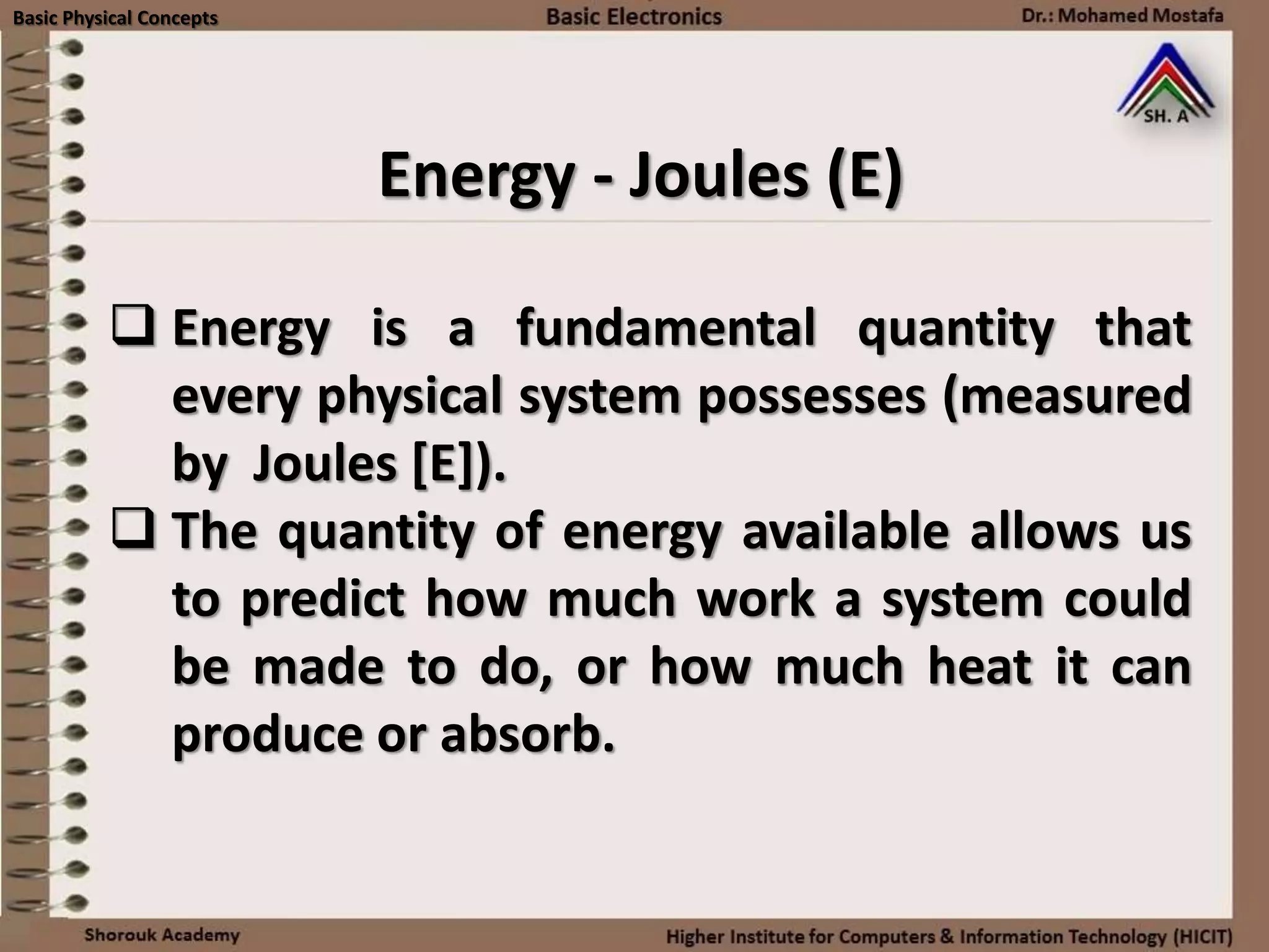 1 basic physical concepts | PPT