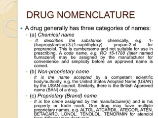1 basic pharmacology | PPTX