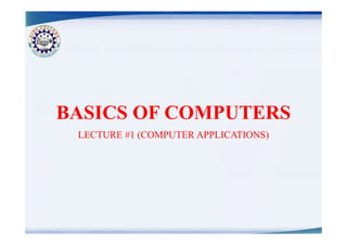 1 basics of computers | PPT