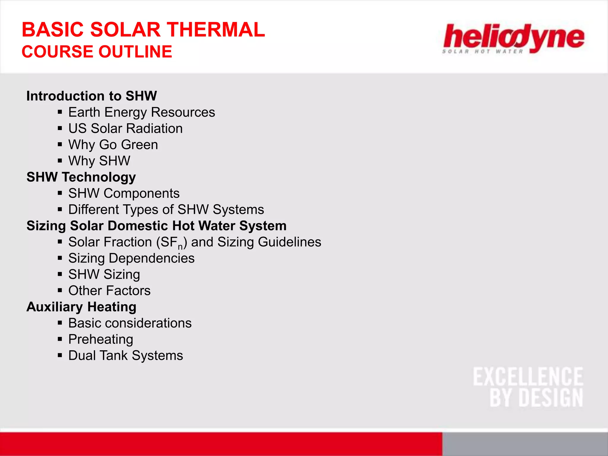 1. basic solar thermal training v3 robert cooley | PPTX
