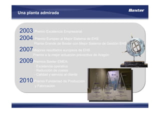 Baxter-Marcando diferencias en el cuidado de la salud. Manuel Ventosa | PDF