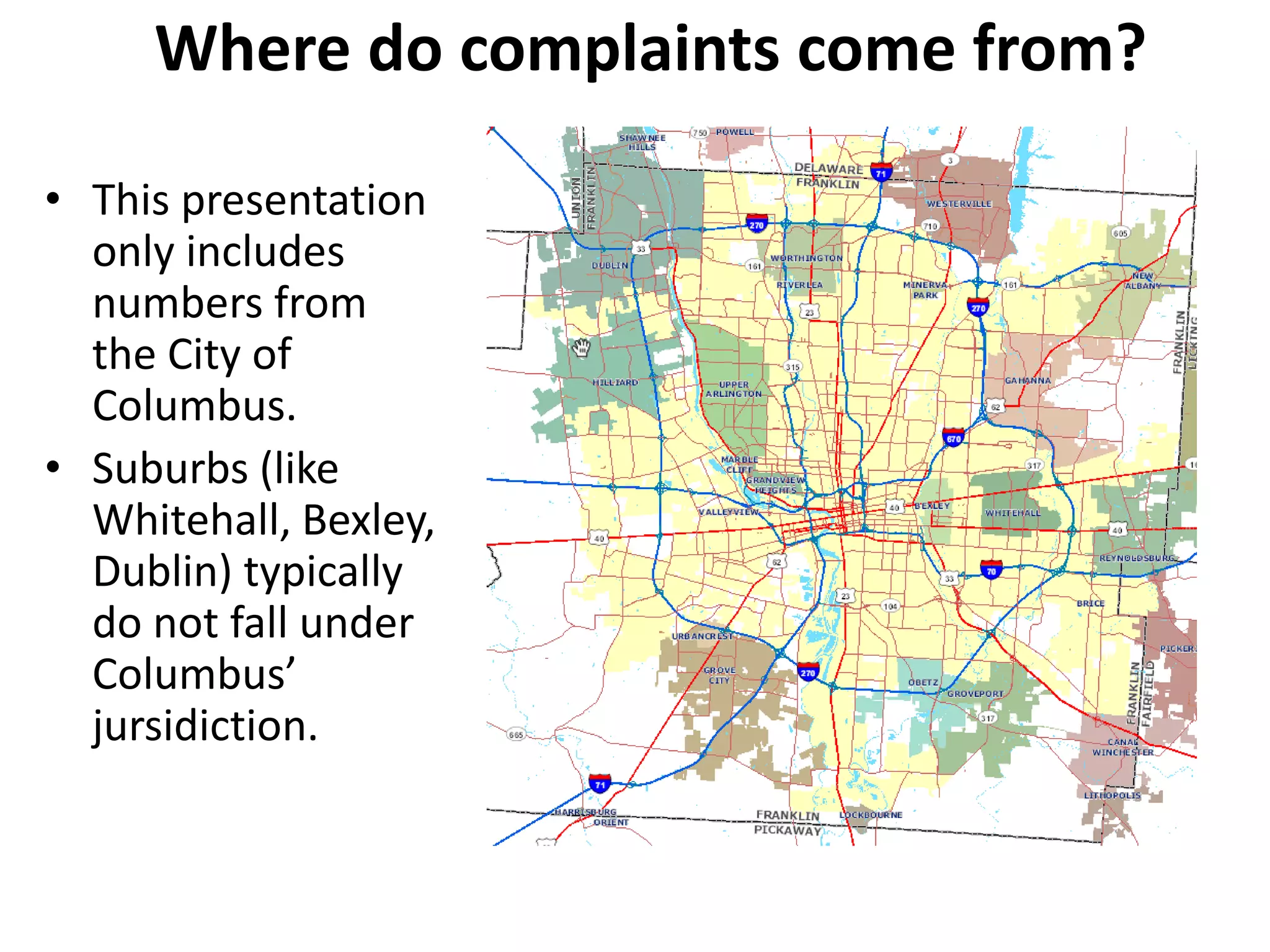 2015 City of Columbus Bed Bug Complaints | PPT