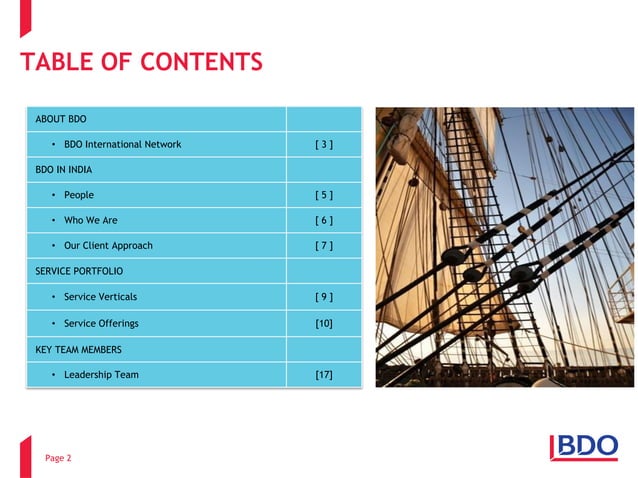 BDO India Corporate Presentation 2014 | PDF