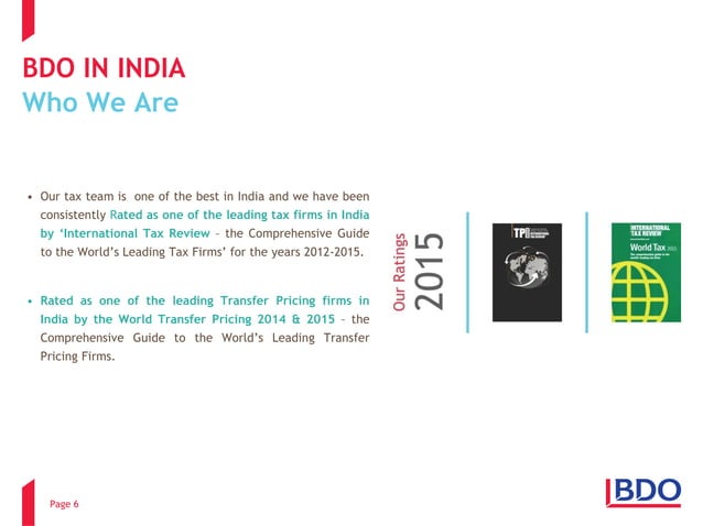 BDO India Corporate Presentation 2014 | PDF
