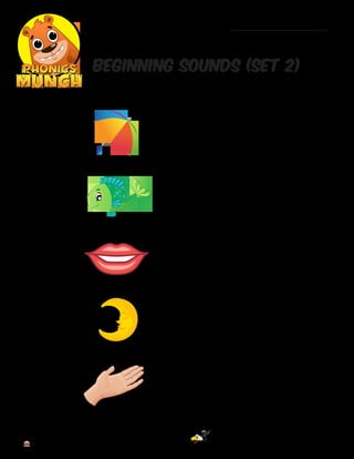 Beginning Sounds Phonics Worksheet | PDF