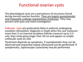 1 benign and malignant ovarian diseases | PPT