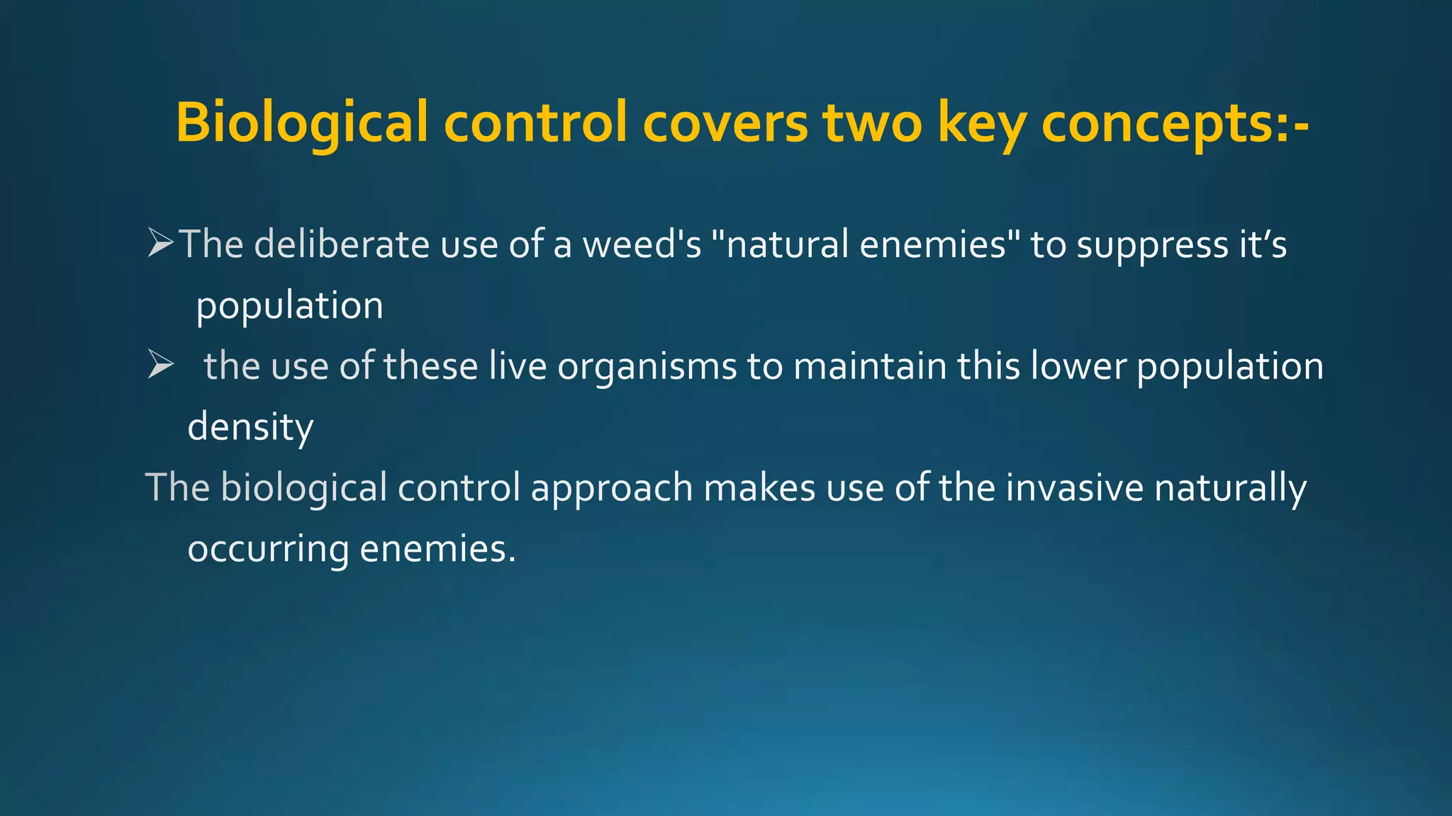 1 biological control of weeds-ajay sharma | PPTX
