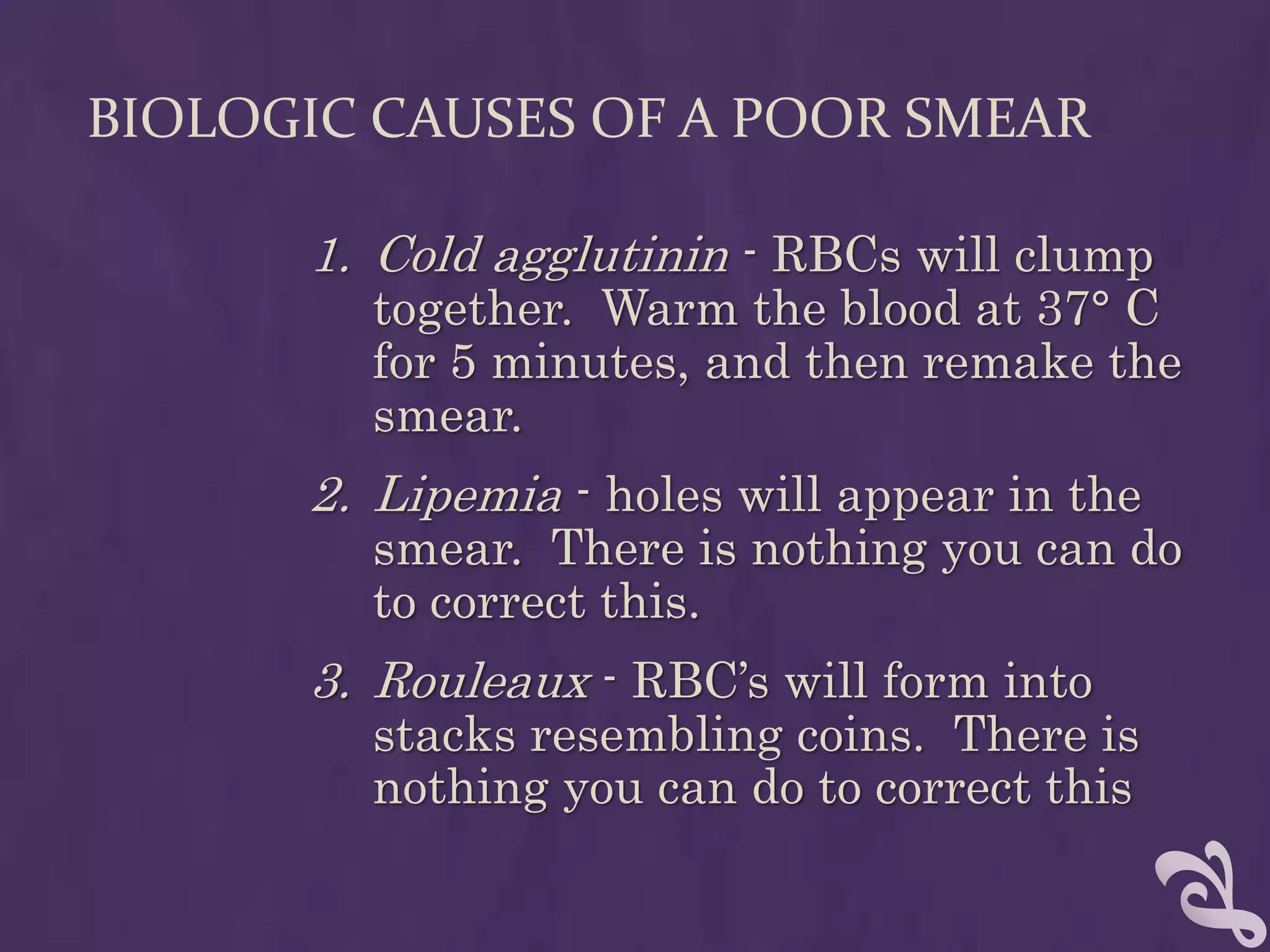 PERIPHERAL SMEAR EXAMINATION | PPT