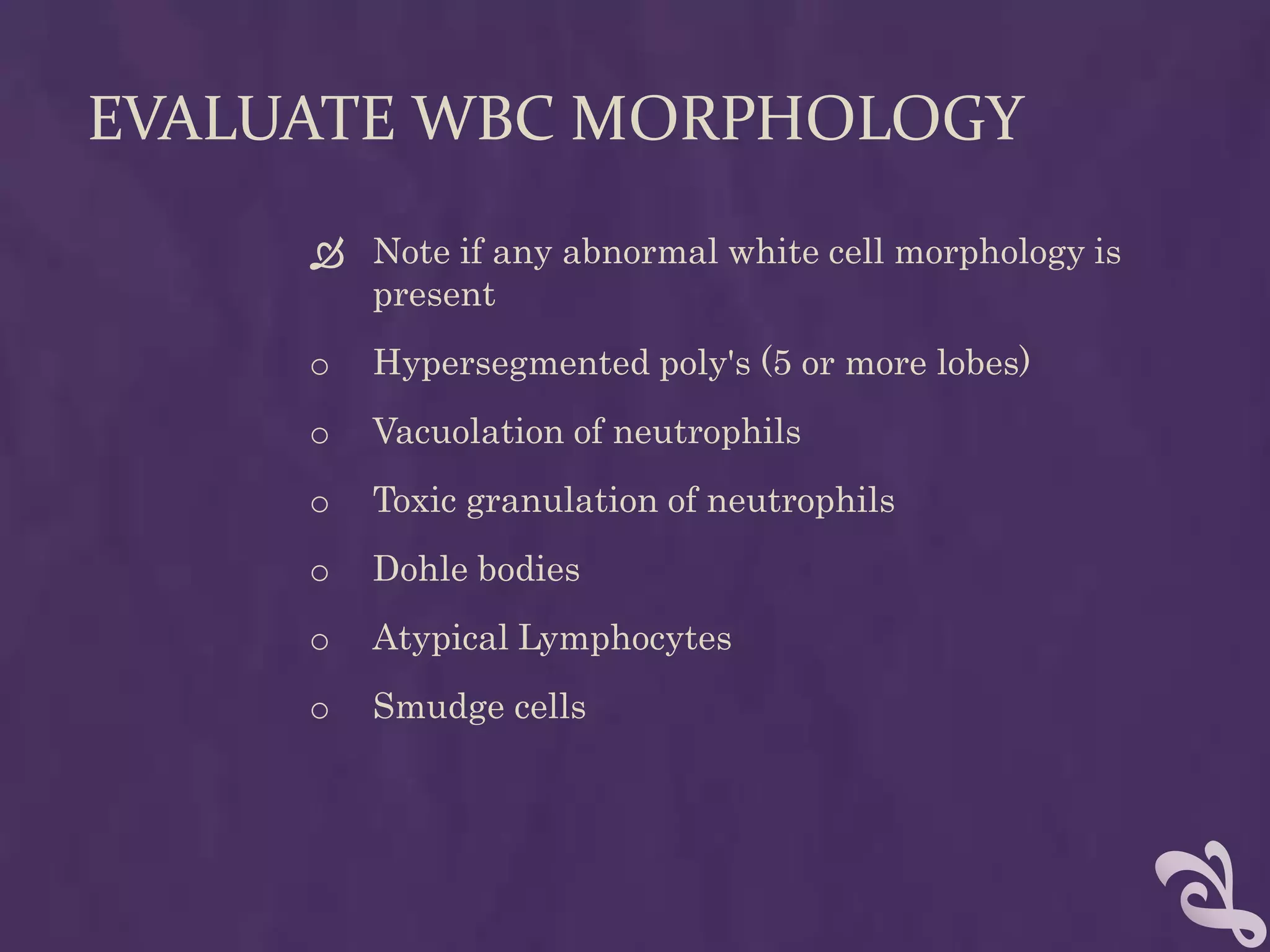PERIPHERAL SMEAR EXAMINATION | PPT