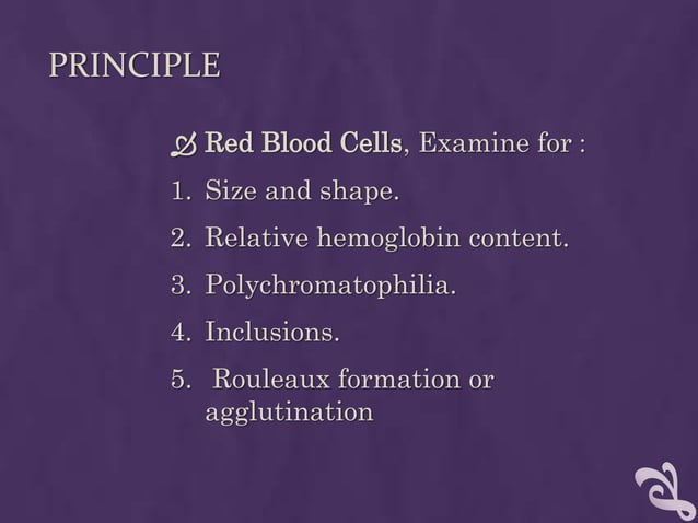 PERIPHERAL SMEAR EXAMINATION | PPT