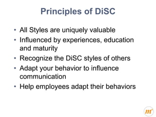 DiSC Assessment | PDF