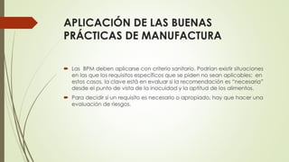 1- BPM BUENAS PRACTICAS DE MANUFACTURA PPT | PPTX