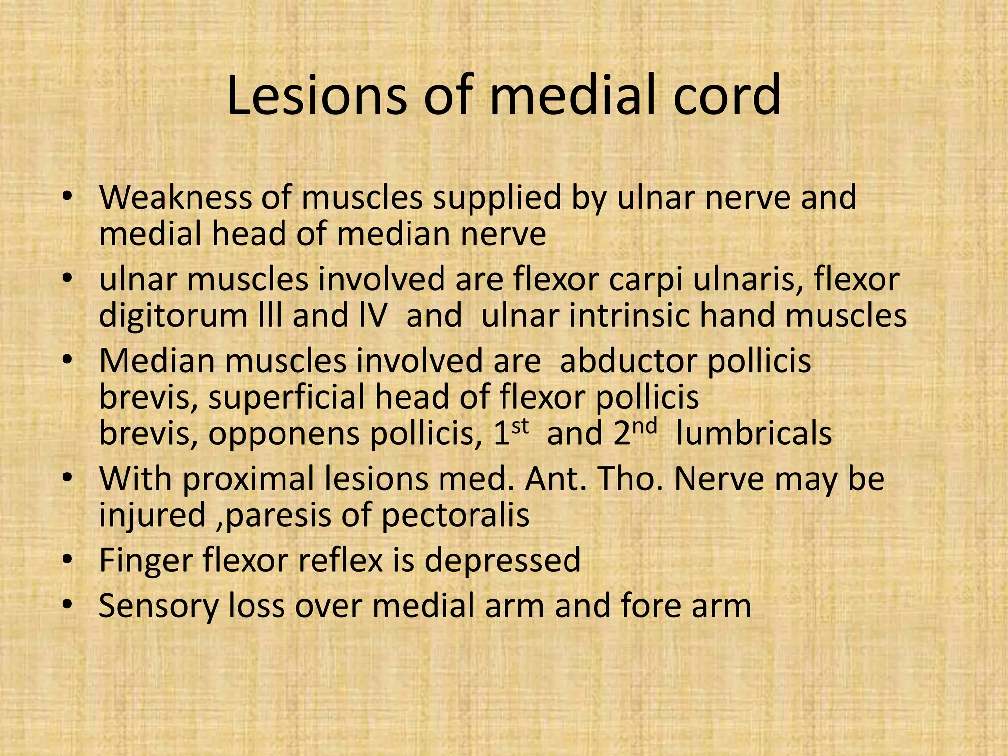 1. brachial plexus & its applied anatomy[1] | PPTX