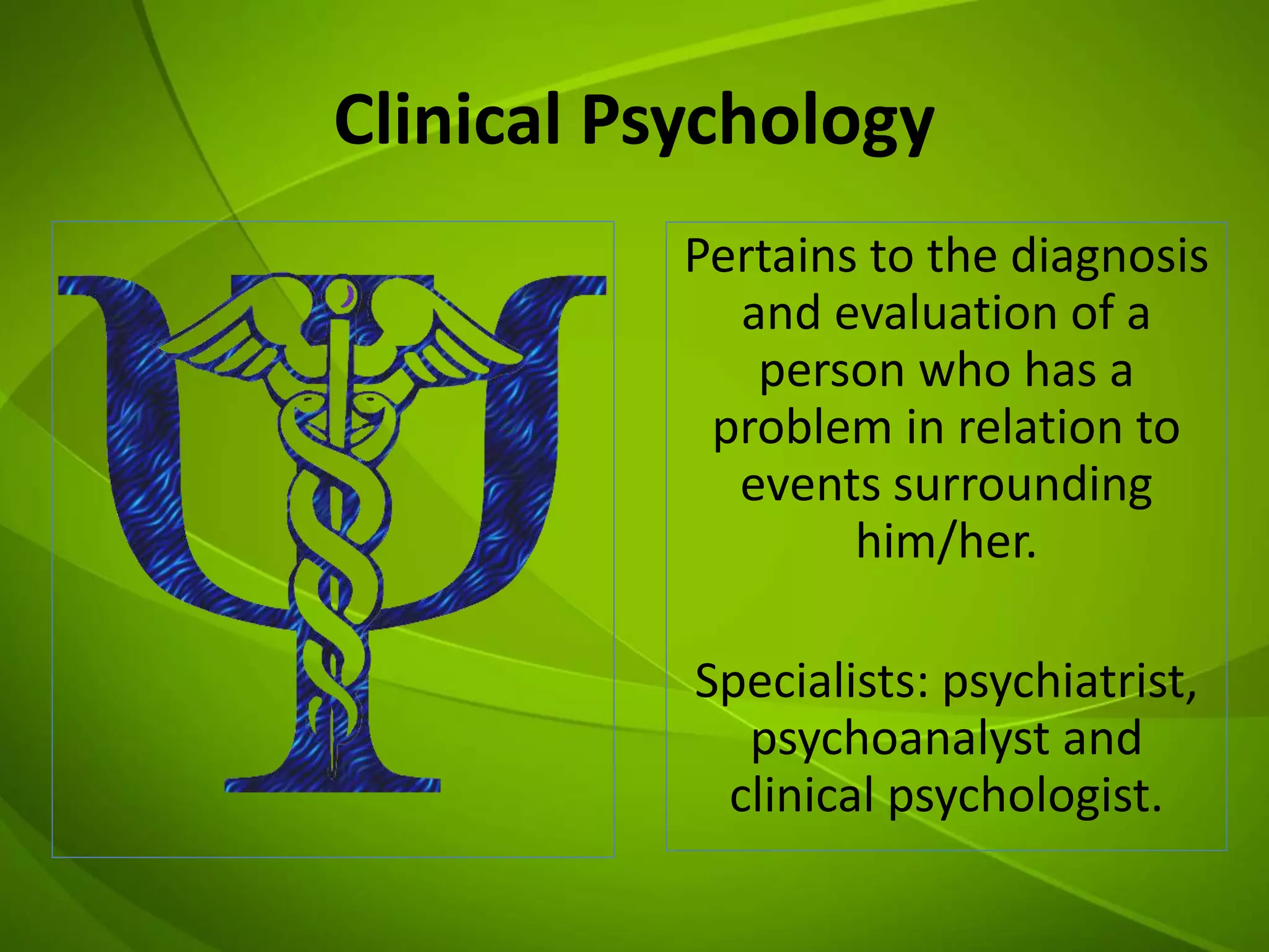 Branches of Psychology | PPTX