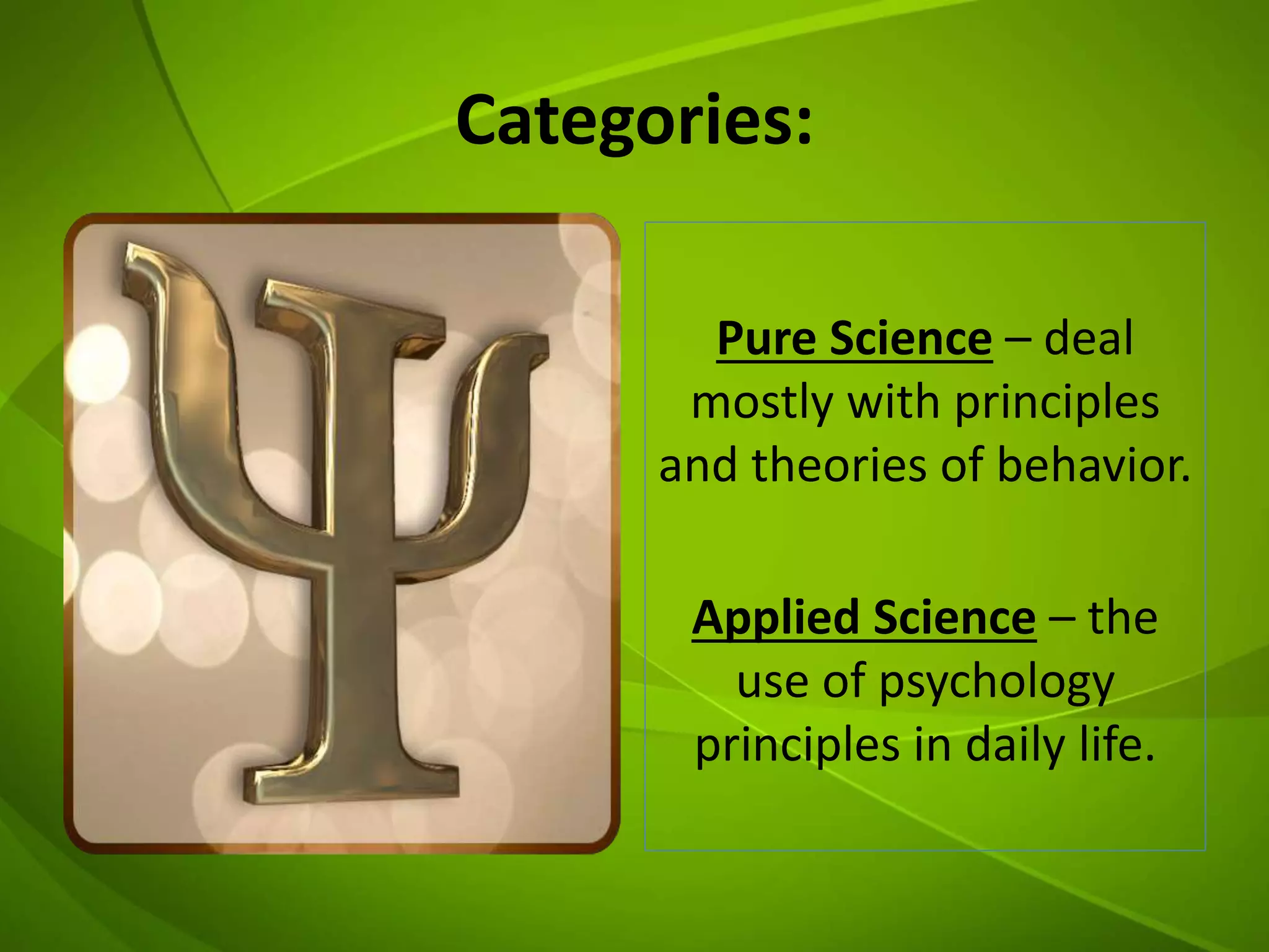 Branches of Psychology | PPTX