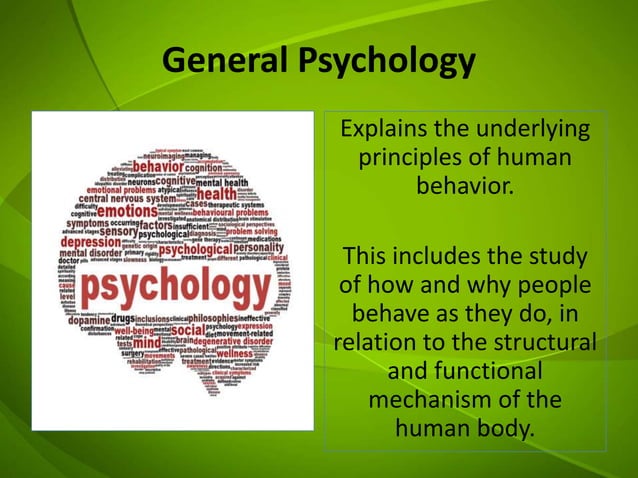 Branches of Psychology | PPTX | Biological Sciences | Science