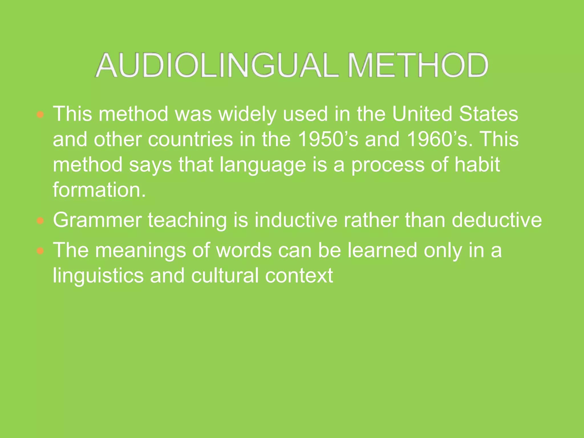 1 brief history of language teaching | PPTX