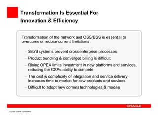 Telecom Transformation Using SOA_2 | PPT