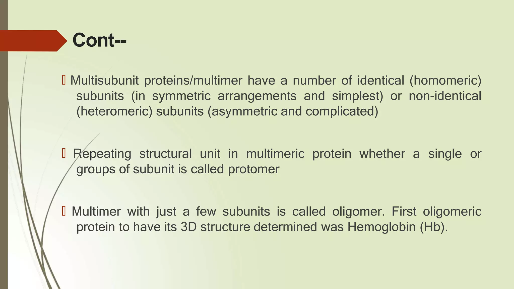 Structure of Proteins | PPTX